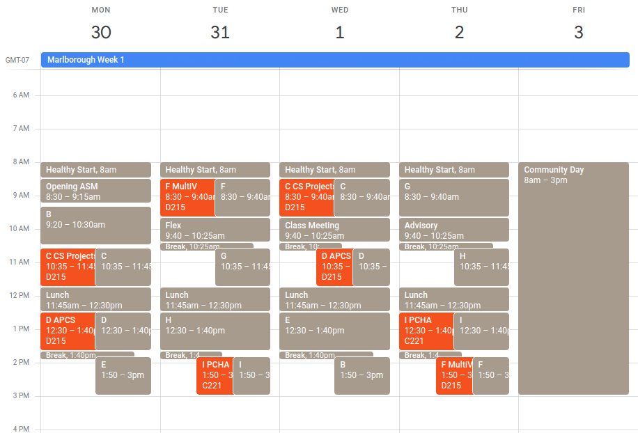 Example | Rotation Calendar Tool